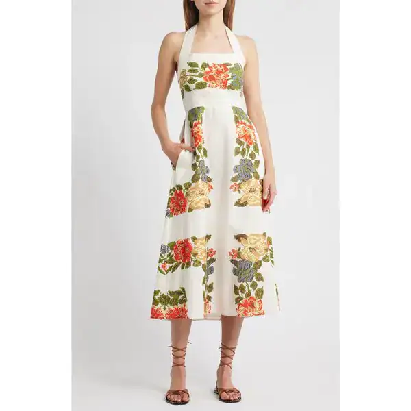 knee length dresses for ladies Cleobella Juliet Floral Haley Mini Dress – Monelle Vermont main image 0