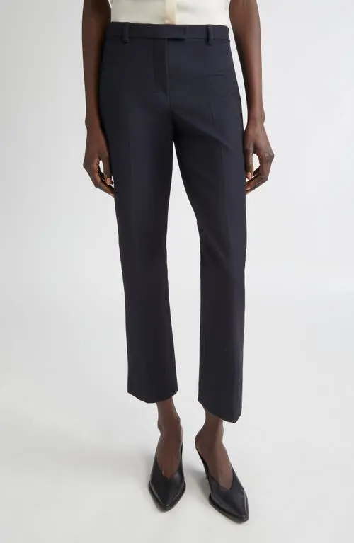 Max Mara Umanita Stretch Twill Ankle Pants - Midnight Blue