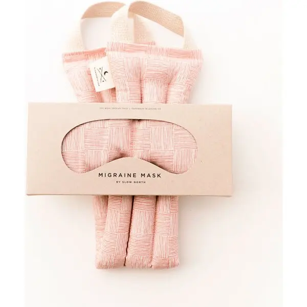 SLOW NORTH Eye Mask + Neck Wrap Bundlepink Pampas