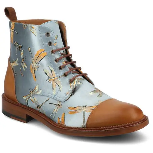Taft The Jack Lace-up Boots - Blue Dragonfly