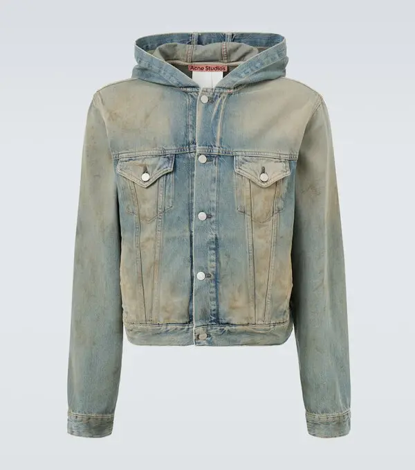 Acne Studios Hooded Denim Jacket