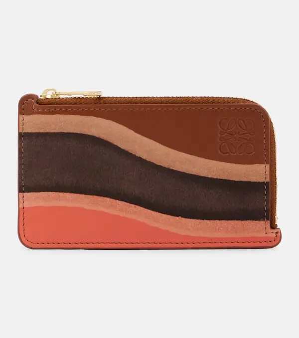 Loewe Anagram Printed Leather Card Case