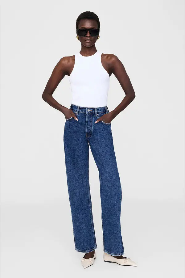 ANINE BING Roy Jean Clean Indigo