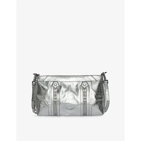 Zadig&Voltaire Metallic-leather Shoulder Bag