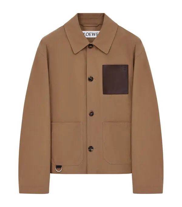 Loewe Cotton Workwear Jacket - Beige