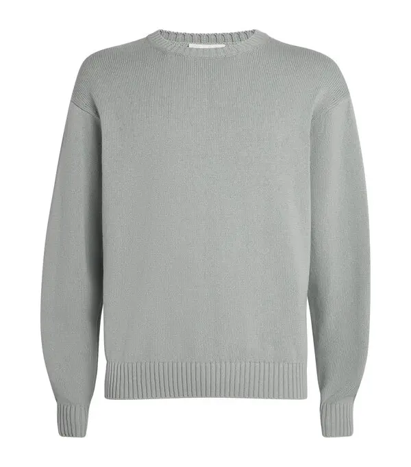 FRAME Cotton-silk Crewneck Sweater