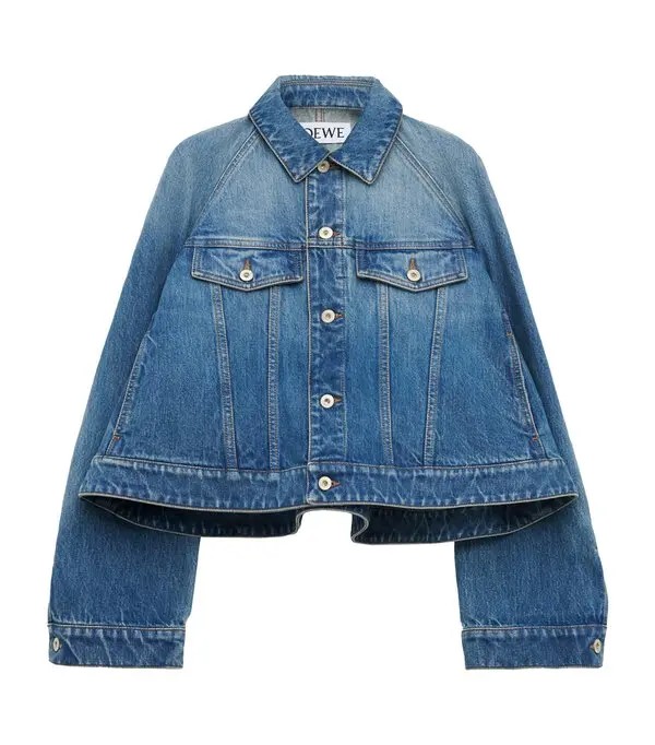 Loewe Trapeze Denim Jacket - Blue