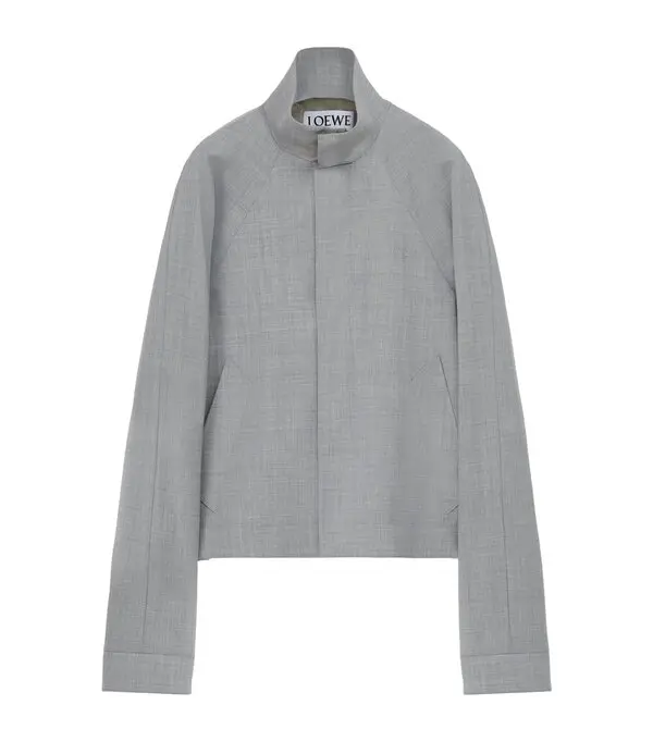 Loewe Wool-blend Press-stud Jacket