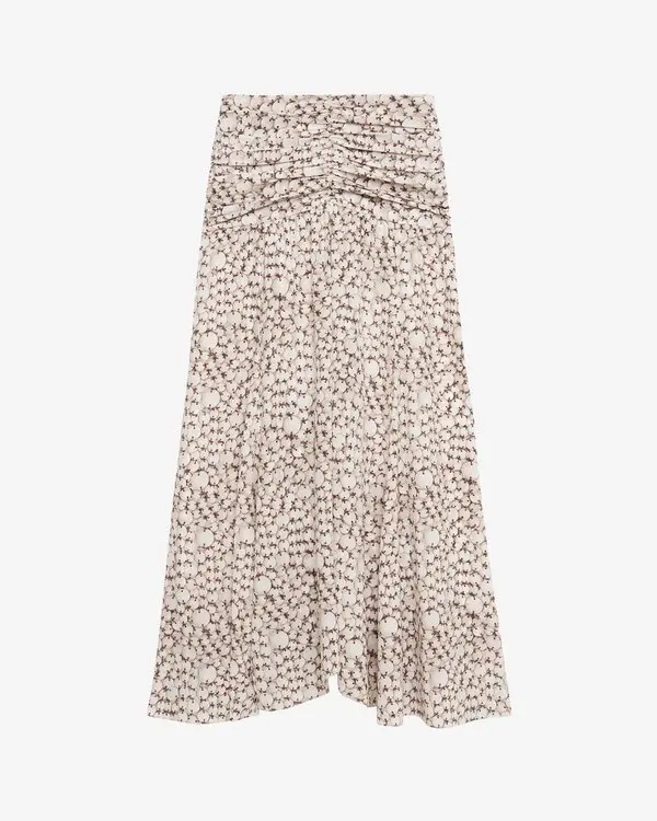 Isabel Marant Syana Flared Skirt - Ecru