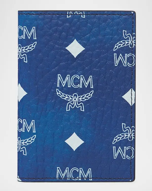 Mcm Aren Visetos Bifold Card Holder