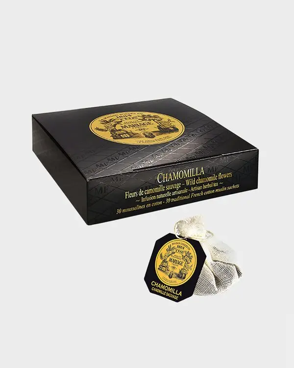 MARIAGE FRERES INTERNATIONAL Chamomilla Muslin Tea Sachets, Set Of 30