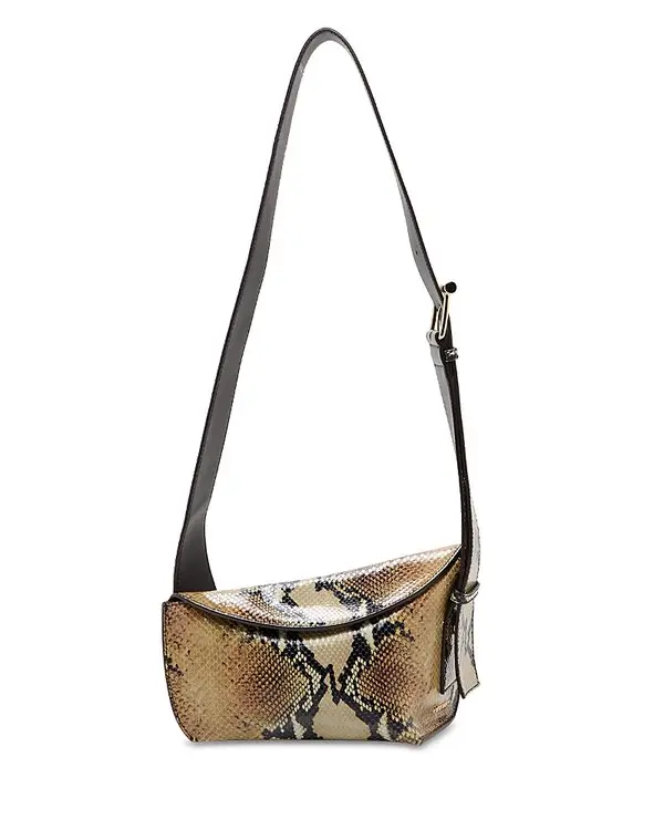 Alexander McQueen T-bar Leather Sling Bag - Natural/multi