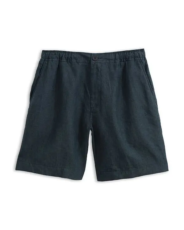 WAX LONDON Kurt Linen Short - Dark Green
