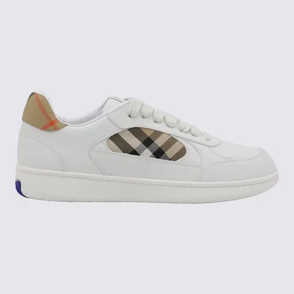 Burberry Mf Terrace Mix Sneakers - White/sand Ip Check