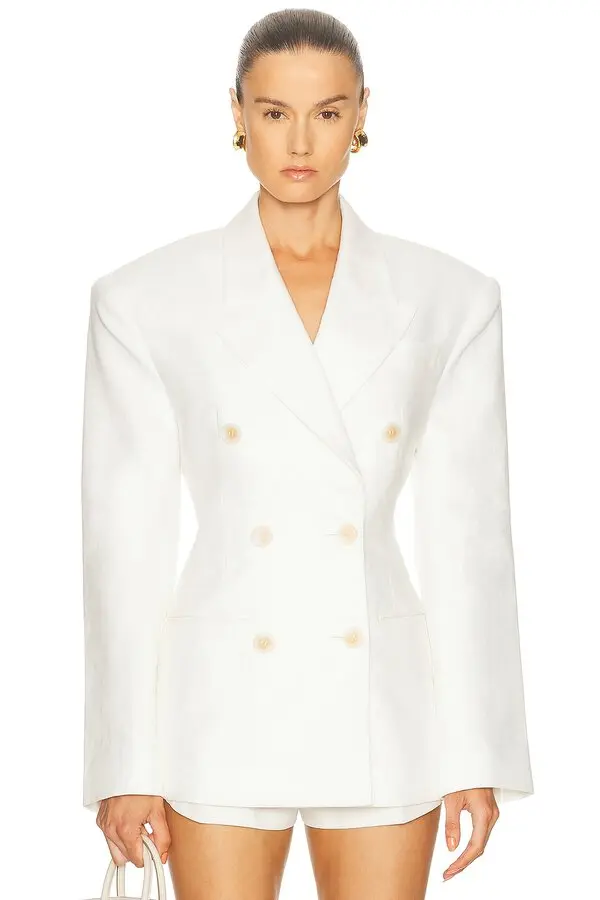 Ronny Kobo Cosette Double-breasted Blazer
