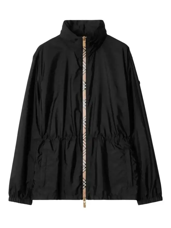 Burberry Logo-patch Jacket - A1189 - Black