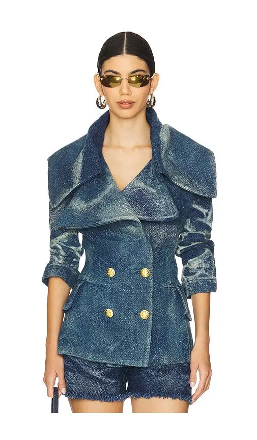 MASHA POPOVA Oversized Collar Blazer