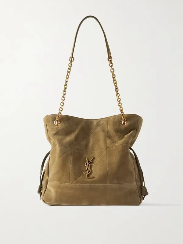 Saint Laurent Jamie Appliquéd Shoulder Bag