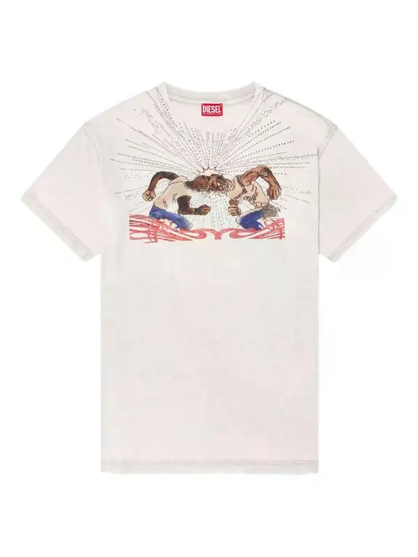Diesel T-norm-t15 Graphic Print T-shirt