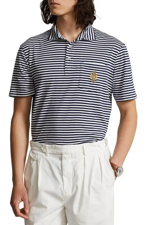 Ralph Lauren Stripe Lisle Polo