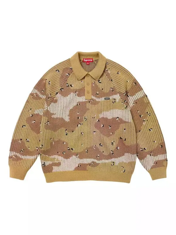 Supreme Small Box Sweater - Brown