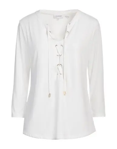 Calvin Klein Top In Polyester And Elastane - White