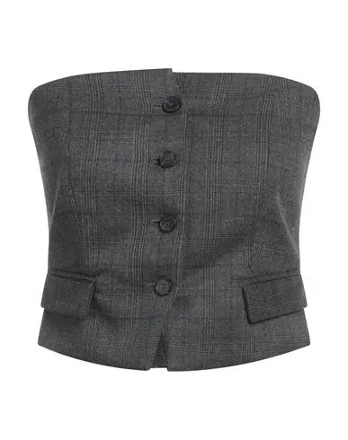VICOLO Tartan Flannel Tube Top