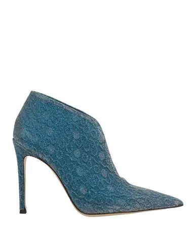 Luciano Padovan Lamé Ankle Boots
