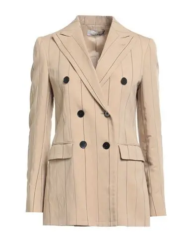 LARDINI Viscose-blend Striped Blazer