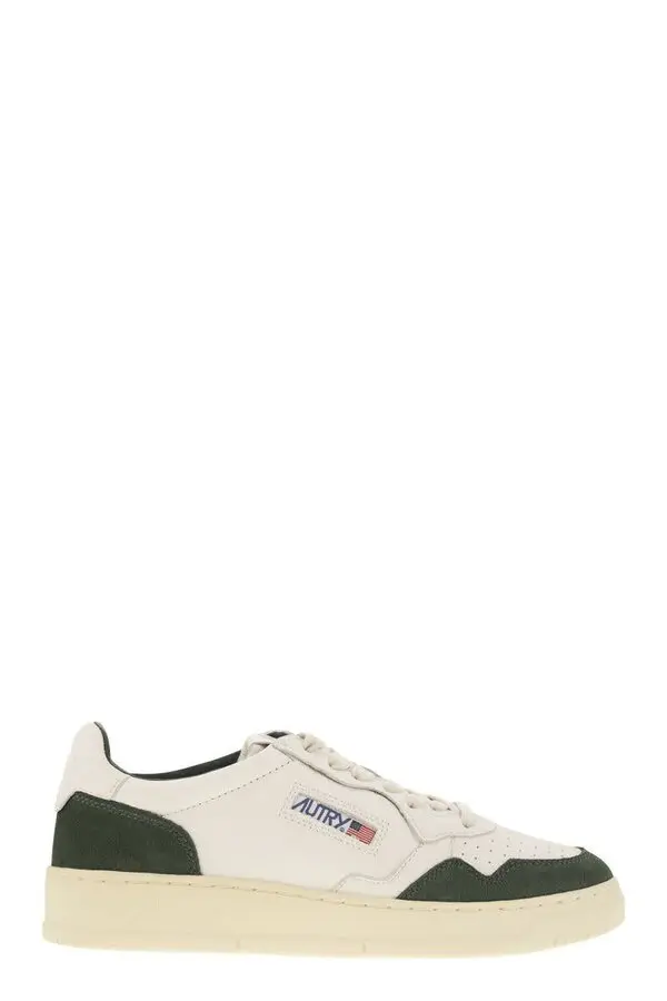 AUTRY Medalist Low Leather And Suede Sneakers