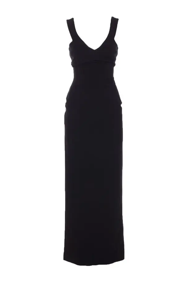 Solace London Nalani Maxi Dress - Black