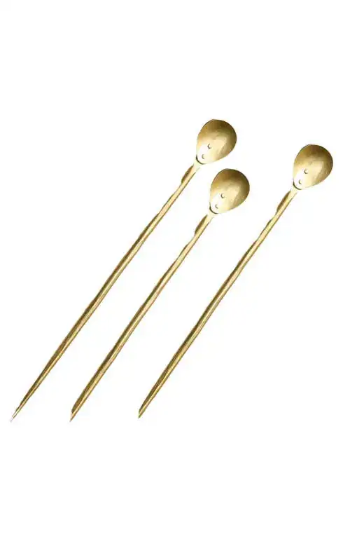 Forge Brass Tasting Spoons
