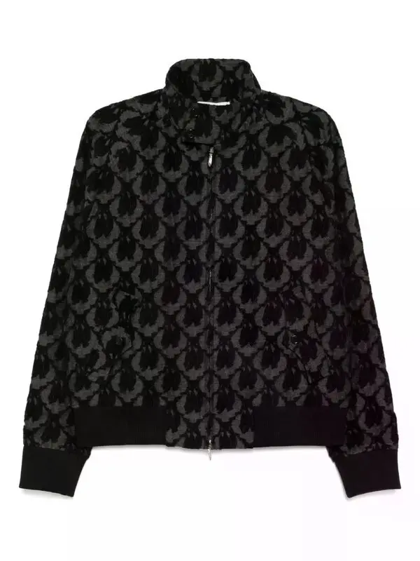 MASU Bat Jacquard Drizzler Jacket - Black