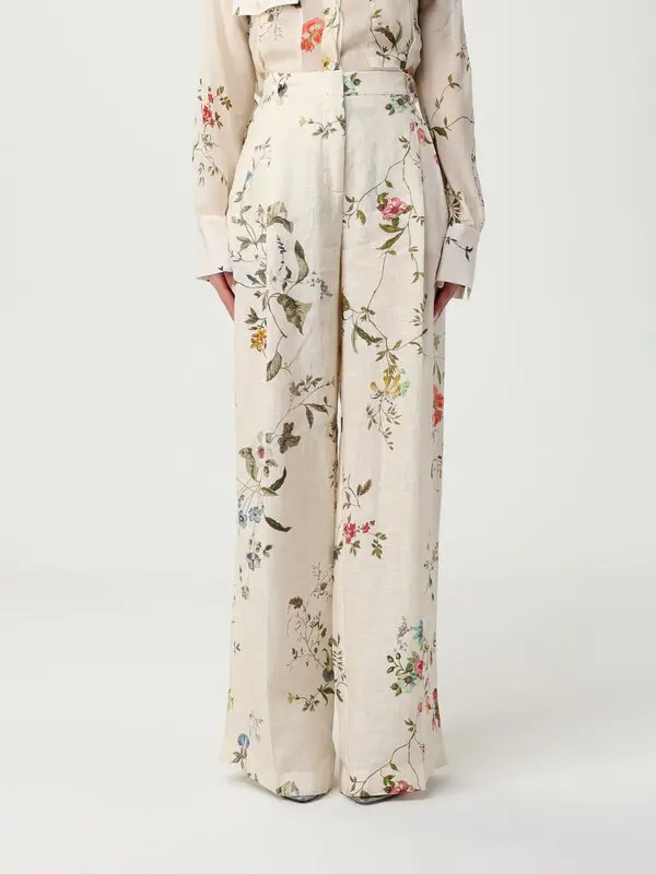SEMICOUTURE Floral Printed Pants