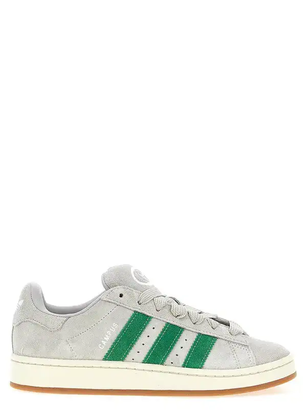 adidas gazelle silver green womens Adidas Campus 00s Grey “Rope Laces” White main image 1
