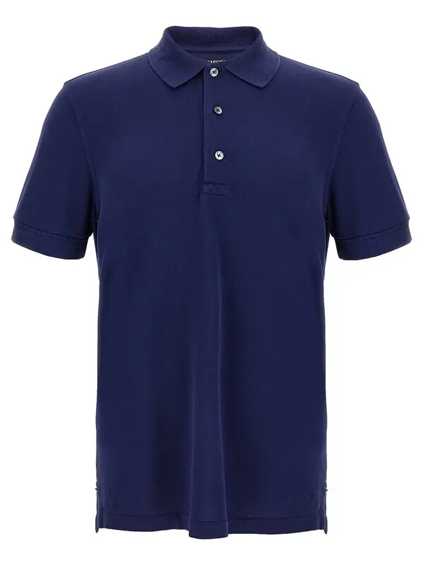 TOM FORD Piqué Polo Shirt - Blue
