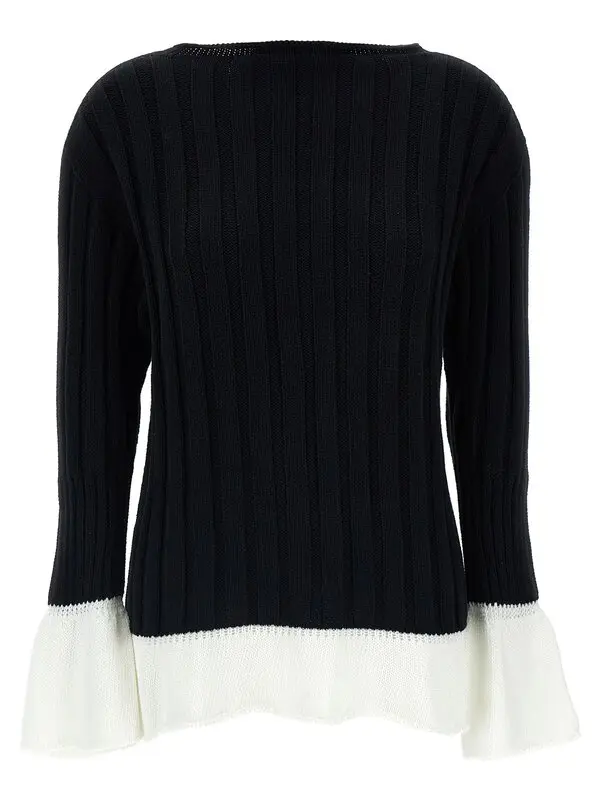 Issey Miyake Behind The Scenes Sweater - White/black