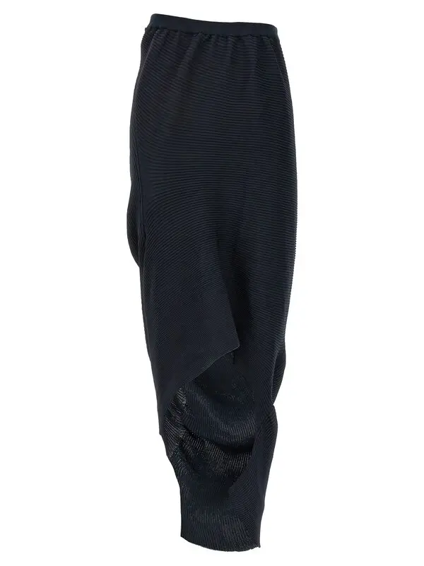 Issey Miyake Aerate Pleated Skirt - Blue
