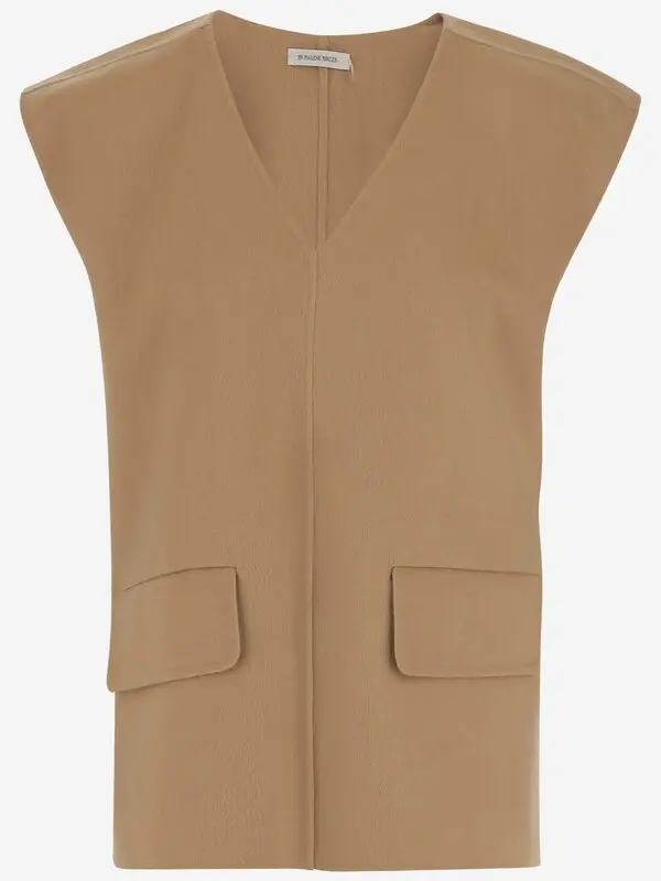 BY MALENE BIRGER Cilia Wool Vest - Beige