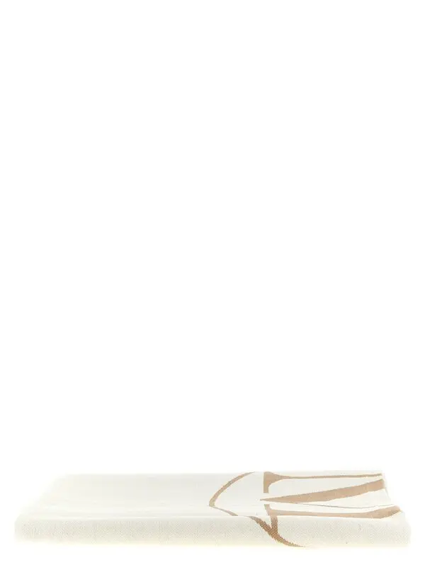 MAISON MICHEL Aida' Fouta Beach Towel - Beige