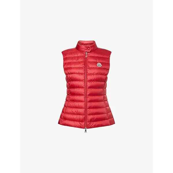 Moncler Igens Flared Shell-down Gilet - Medium Red