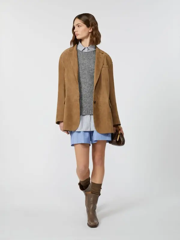 Max Mara Alpaca And Cotton Sweater - Medium Grey