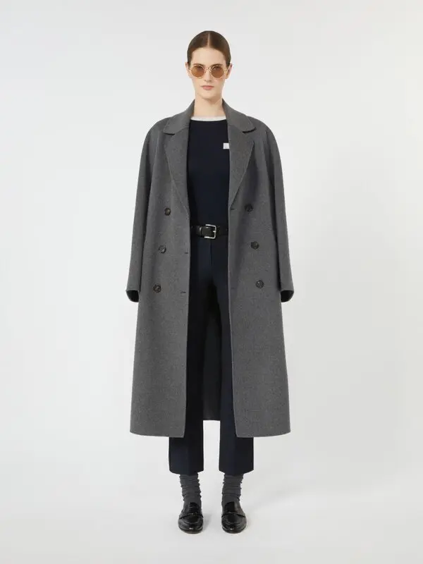 Max Mara Stretch Cotton-blend Trousers - Midnightblue