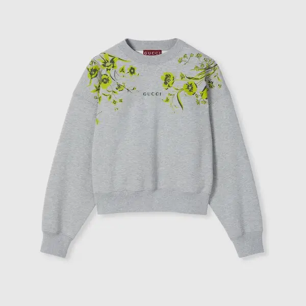 Gucci Cotton Jersey Sweatshirt With Print