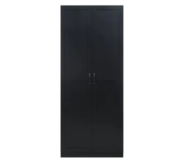 MANHATTAN COMFORT Hopkins Storage Closet 7 Adju Stable Shelves