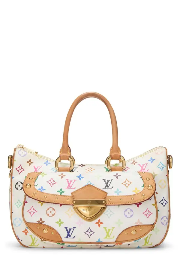 LOUIS VUITTON Takashi Murakami Monogram Multicolore Rita - White