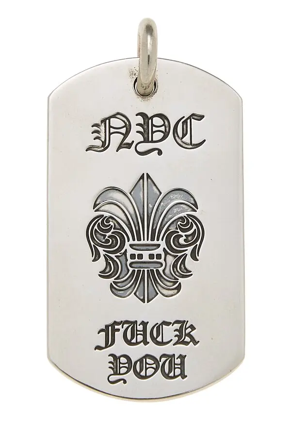 Chrome Hearts Sterling Dog Tag