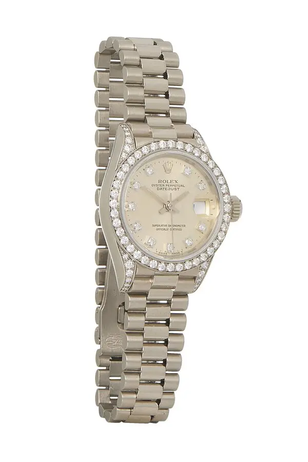Rolex 18k White Gold & Diamond Datejust 26mm