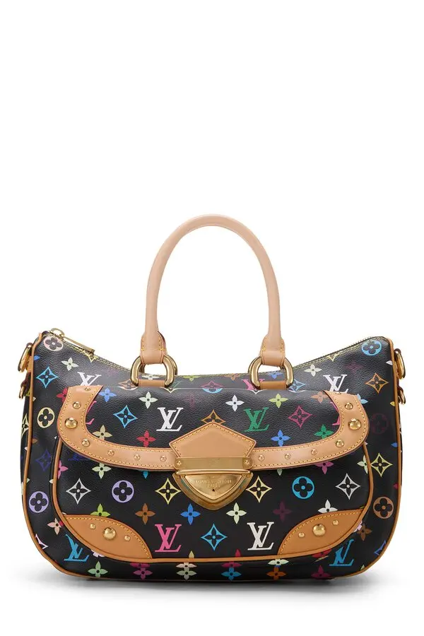 LOUIS VUITTON Takashi Murakami Monogram Multicolore Rita - Black