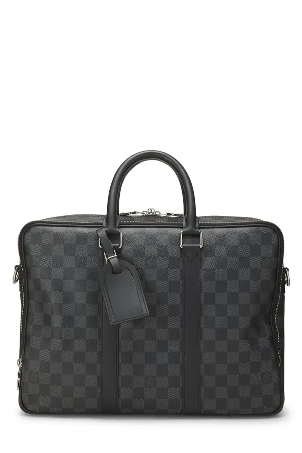 LOUIS VUITTON Damier Graphite Icare Nm - Black
